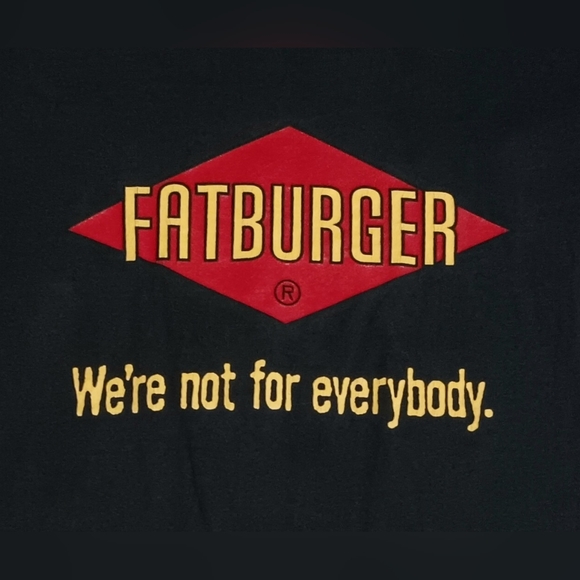 Hanes | Shirts | Vintage Fatburger Were Not For Everyone Tshirt Rare ...